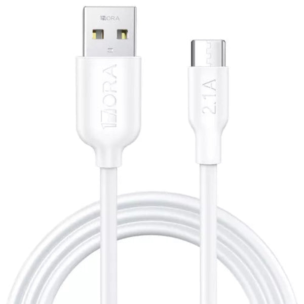 1HORA Cable Tipo C 2.1A (2 METROS) - CAB246 – Cargarápido